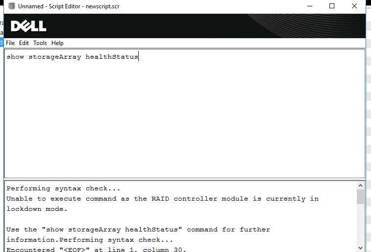 ‎RAID Controller Module is in Lockdown mode - MD3220 | DELL Technologies