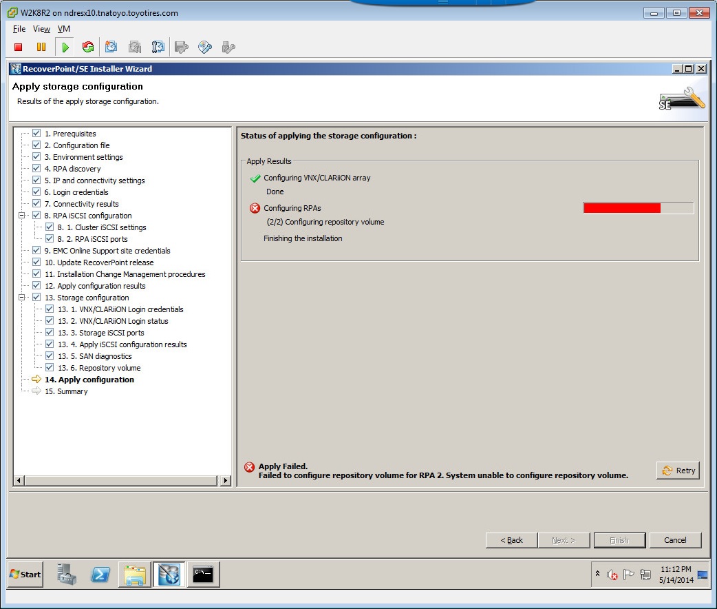 ‎RecoverPoint Deployment Manager Fails to Create Repository | DELL ...
