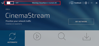 ‎Turning Off SmartByte (CinemaStream) v3.1.995 Causes High CPU by SmartByte Telemetry Service ...