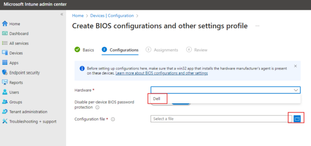 Dell Command Endpoint Configure for Microsoft Intune | Dell Technologies